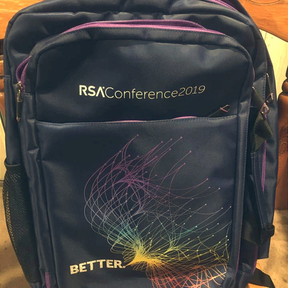 Bags | Rsa Conference 219 Rainbow Blue Backpack New | Poshmark